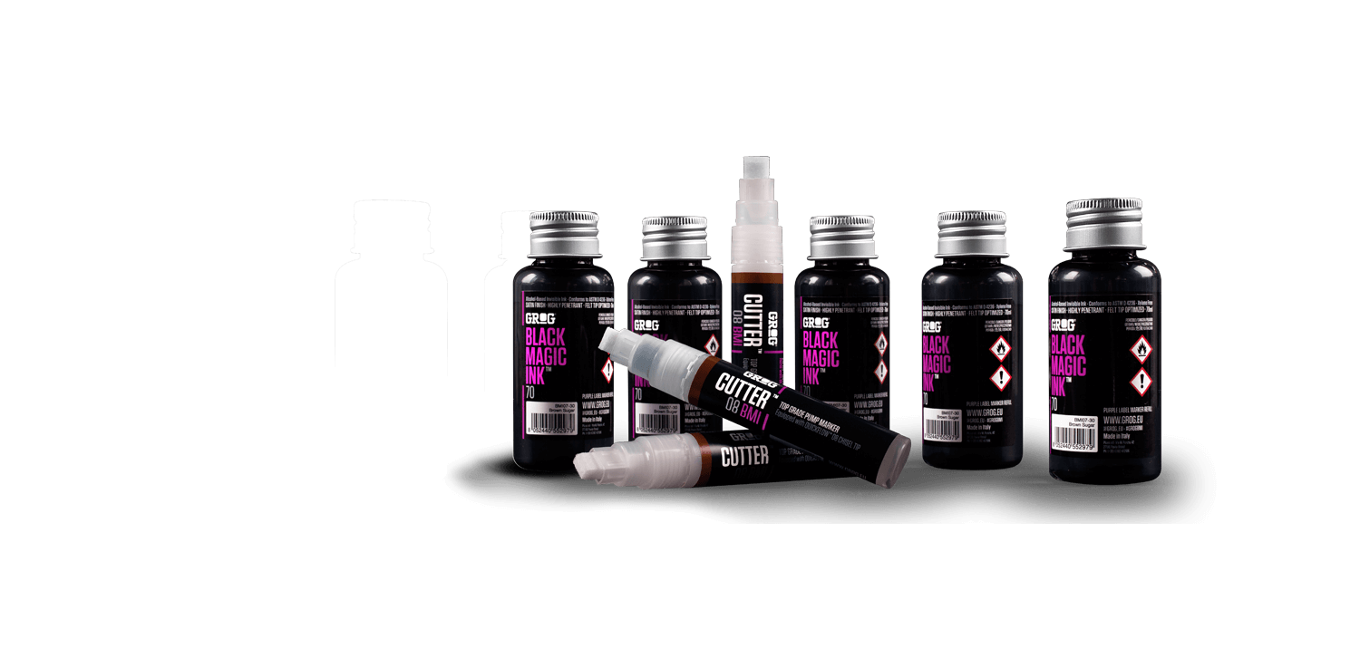 GROG® – Black Magic Ink line – Satin Finish & Highly Penetrant